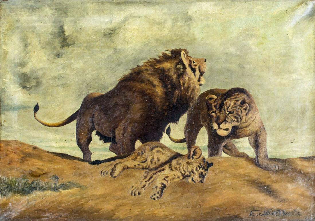 Elizabeth Jewell (wa,ma,1874-1956) Oil Painting Auction