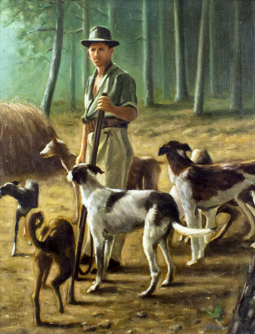 Anthony Grigas (il,fl,20c) Oil Painting Auction