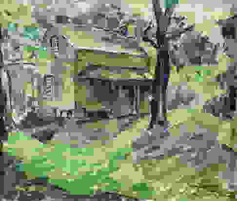 George Waller Parker (ny,ma,1888-1957) Oil Painting Antique Auction