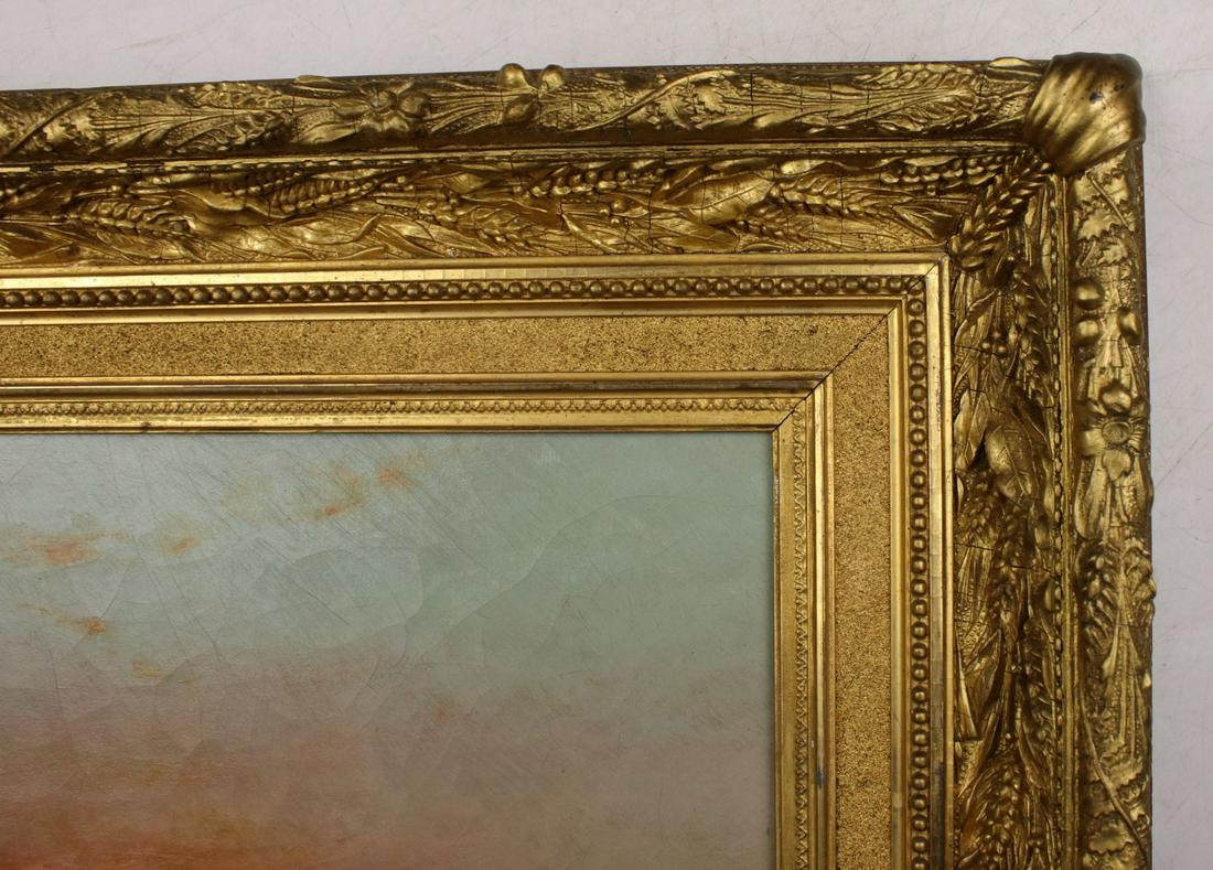 Henry Talbot (ma,1836-1924) Oil Painting Antique Auction