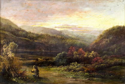 Antique Oil Painting Geo. Rowney & Co London