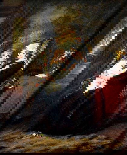 George Bernard O'neill (irish,1828 1917) Oil Painting Antique