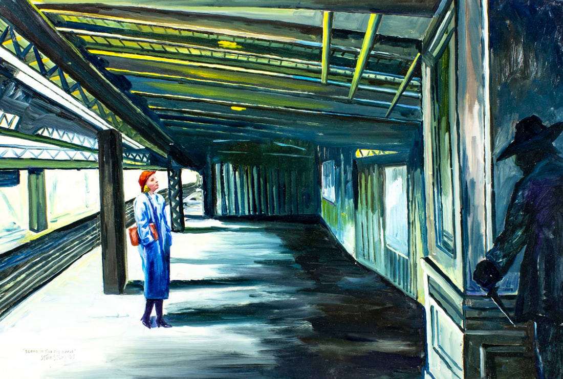 Stephen Story (ny,1915-1988) Oil Painting Auction