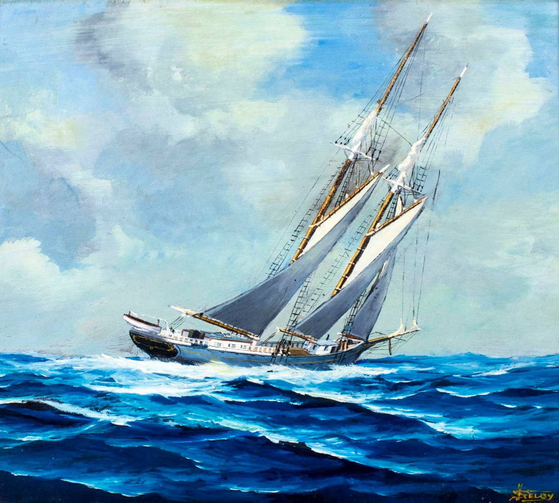 Joe Selby (fl,1893-1960) Oil Painting Auction