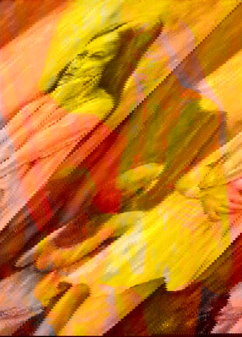 Thelma Thal (ny,1903-2001) Oil Painting Auction