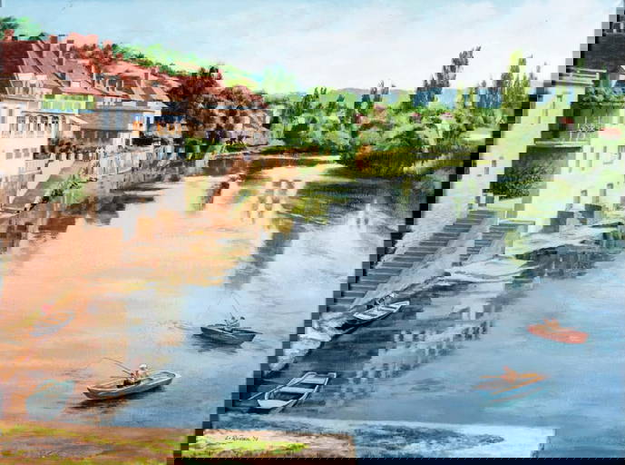 Larry Rodda (us,20c) Oil Painting