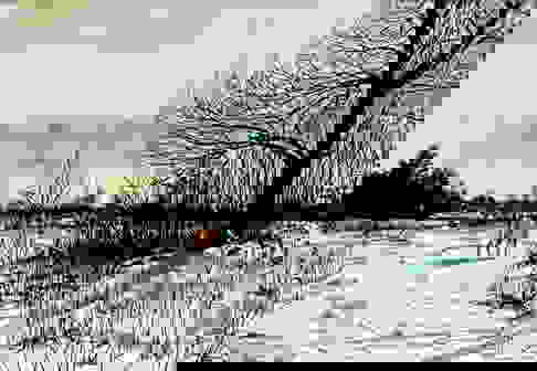 Arthur Hahn (me,1919-1989) Watercolor Painting Auction