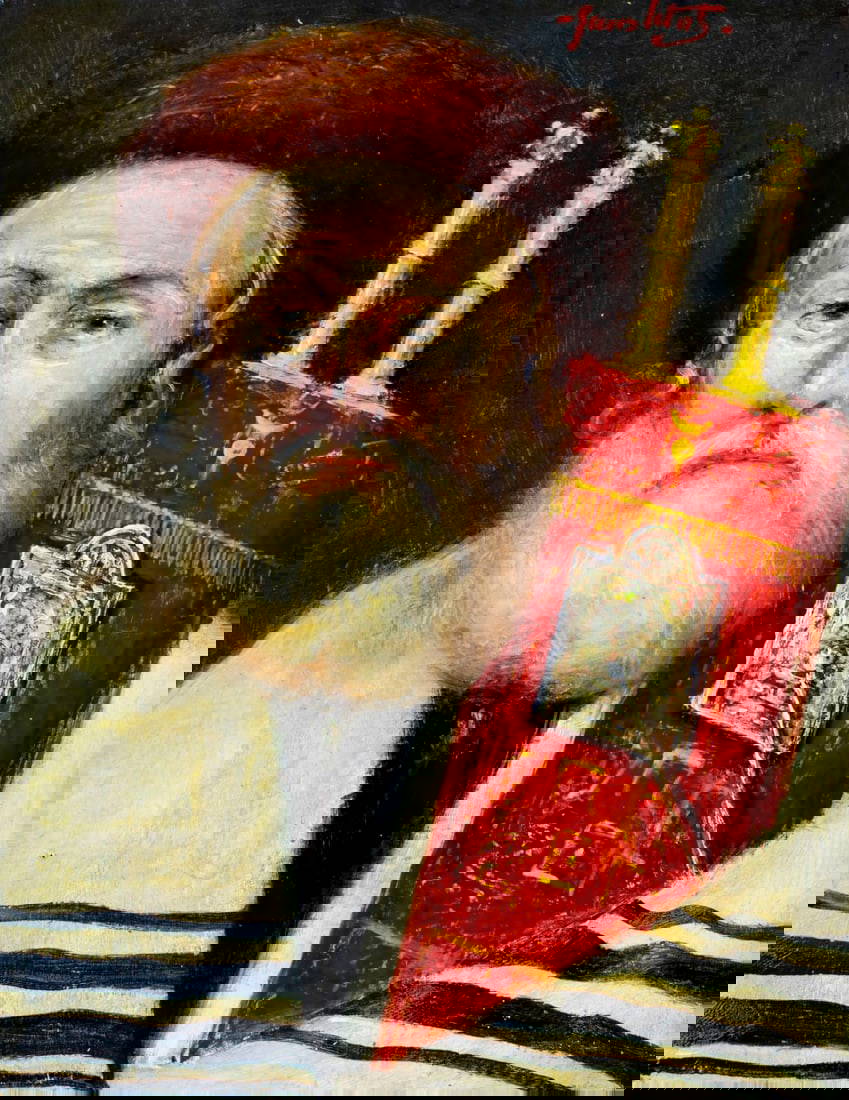 Janos Toth (hungary,1899-1978) Oil Painting Auction