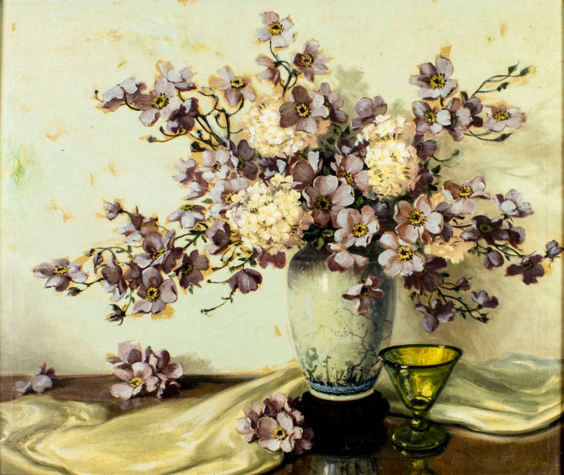 Aubrey Dale Greer (ny,tx,ok,1904-1998) Oil Painting Auction