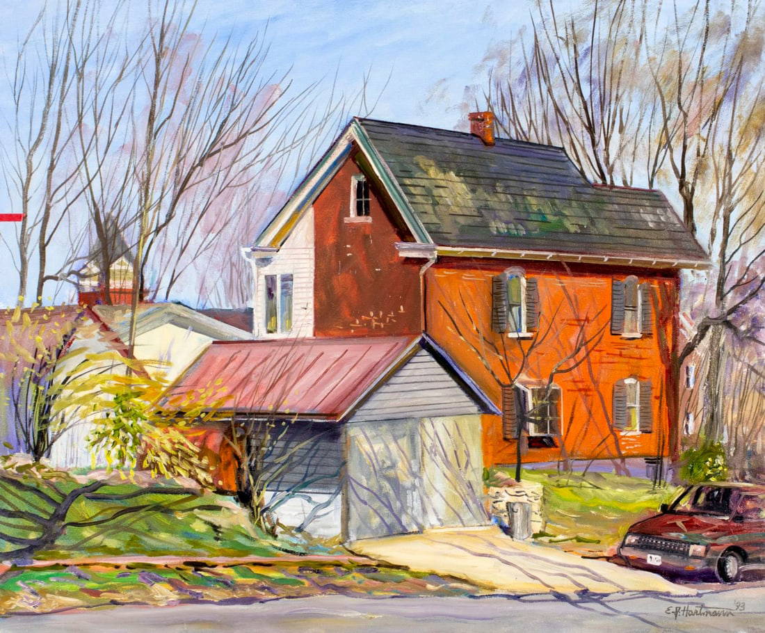 Edward And Joan Hartmann (nj,1925-?) Oil Painting Auction