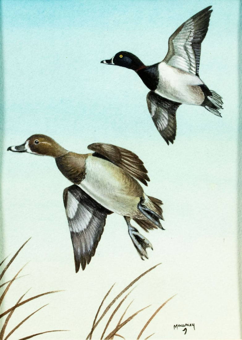 Lee Mauney (nc,20/21c) Watercolor Painting Auction