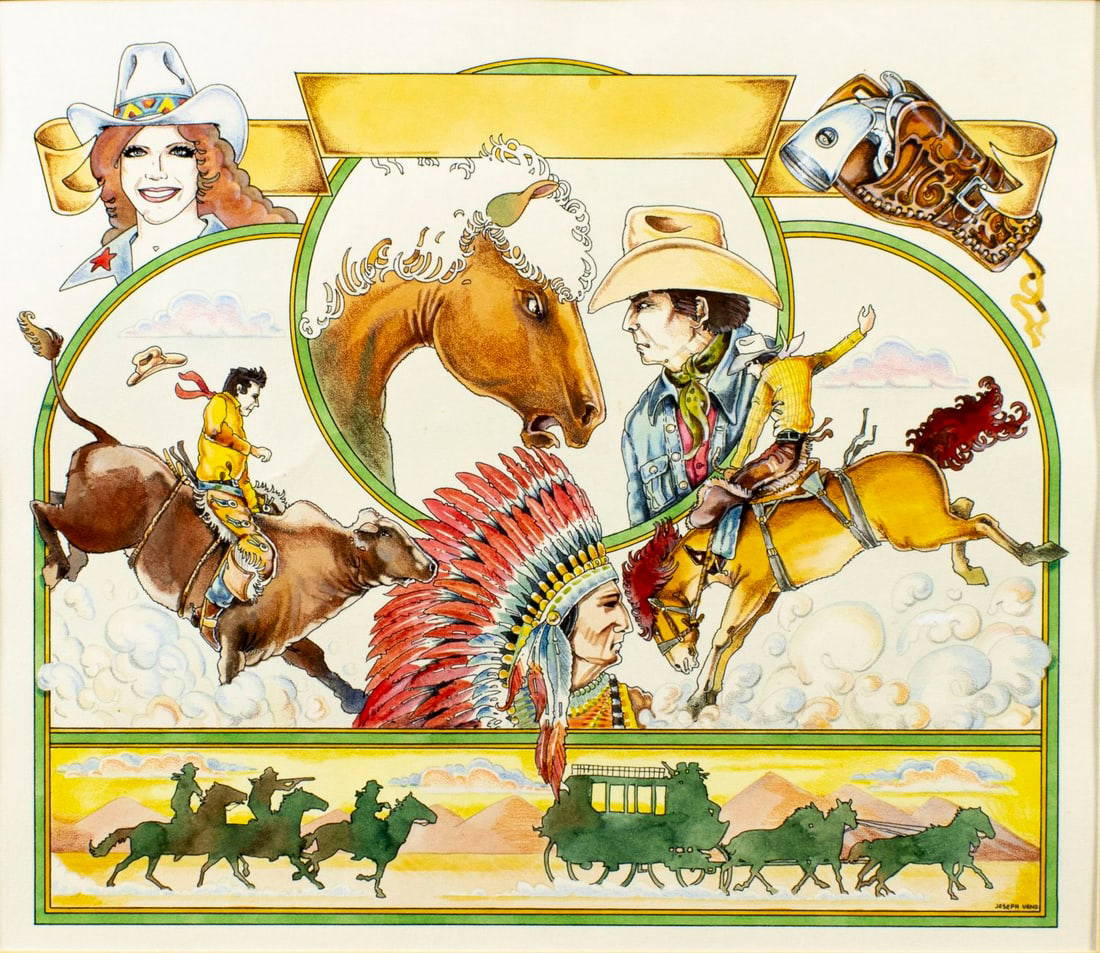 Joseph Veno (us,20/21c) Watercolor Painting - Aug 10, 2025 | Broward ...