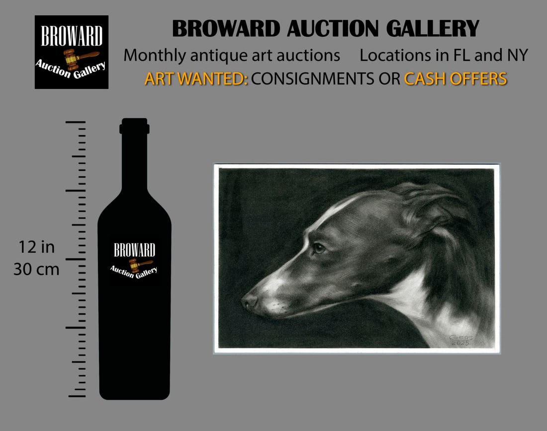 Viktoria Hensetska (ukraine,20/21c) Pastel Painting Auction