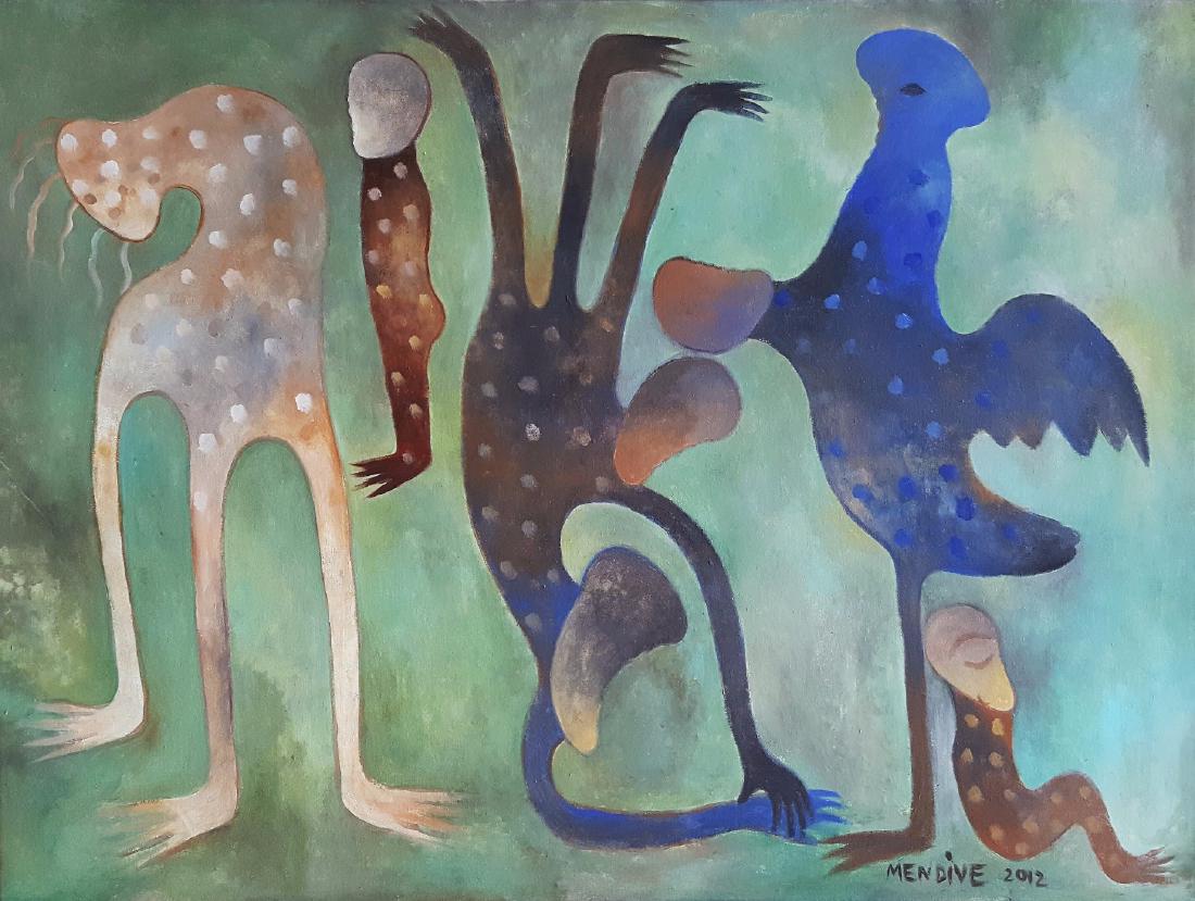 Manuel Mendive (1944). "equilibrio". Cuban Art