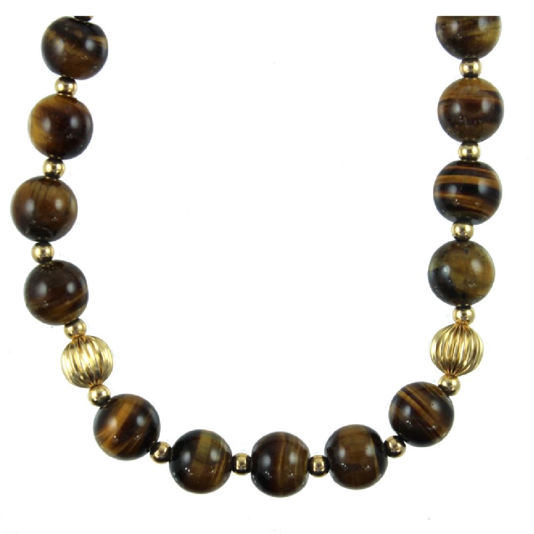 Vintage Tigers Eye Necklace