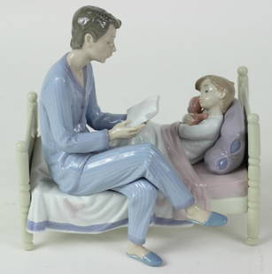 Lladro Father Daughter Figure