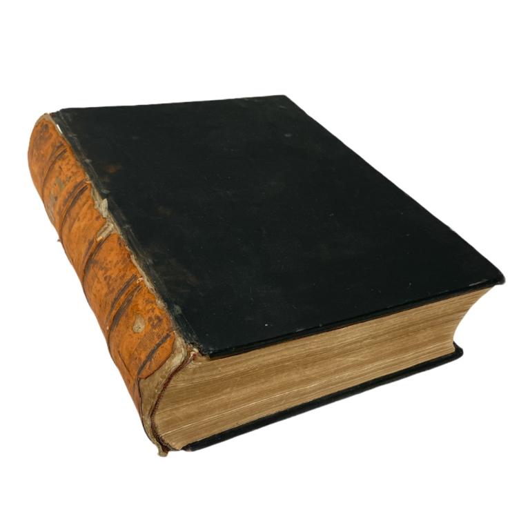 "bijbel" Antique Monumental Dutch Bible