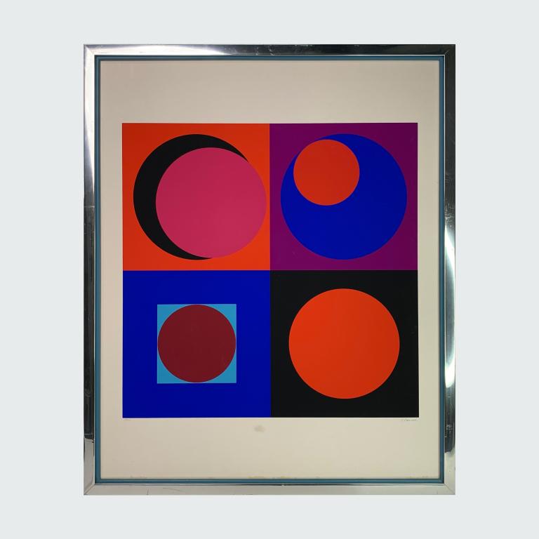 Genevieve Claisse (france 1935 2018) "cercles"