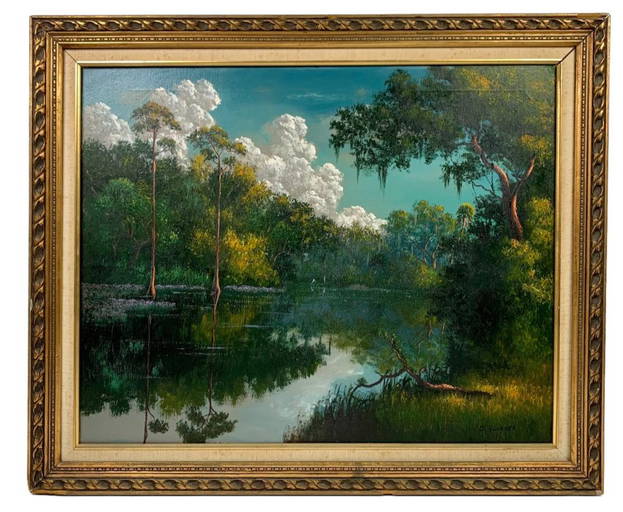 George Buckner (1942 2002) Highwayman Original Oil Painting On Canvas ...