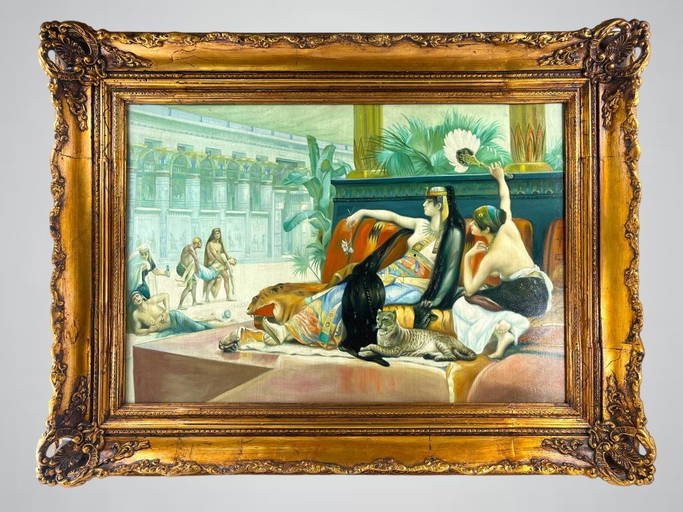 After Alexandre Cabanel (1823 1889) "cleopatra"