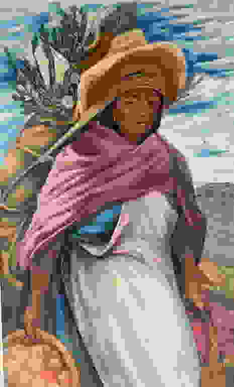 Froylan Ojeda Painting Women With Baskets Auction