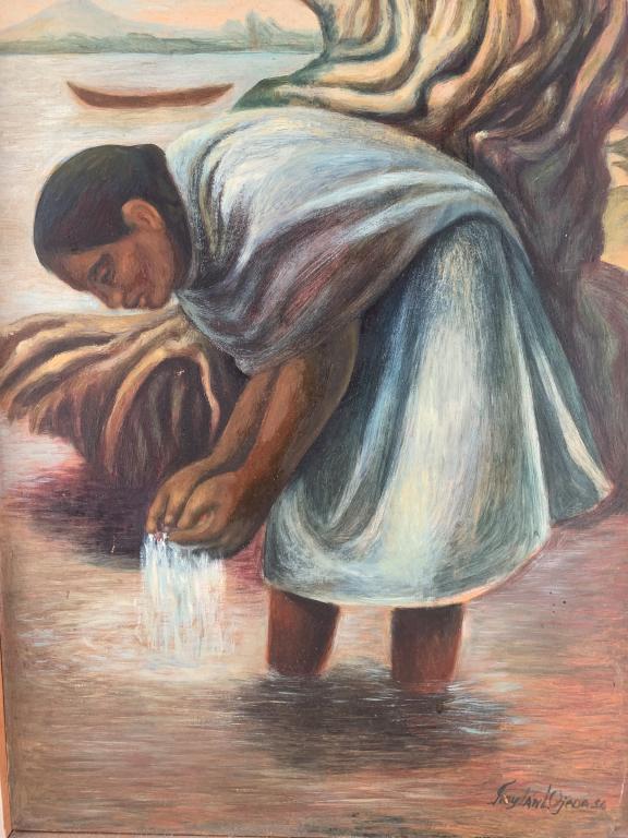 Froylan Ojeda Painting Depicting Women In Water Auction