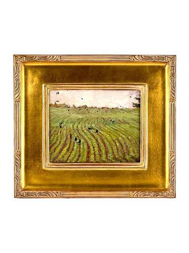 Susan Diehl(b.1957) "rendezvous" Oil On Board