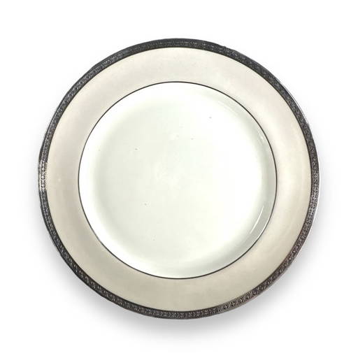 12 Lenox For Ovington Brothers Silver Rim Plates