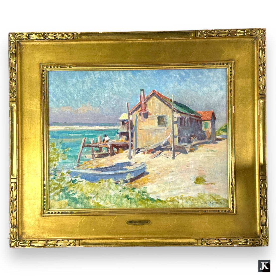 William Chadwick (american, 1879-1962) Oil On Canv Auction