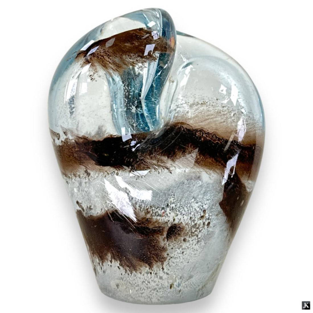 Vintage Free Form Art Glass Sculpture Auction