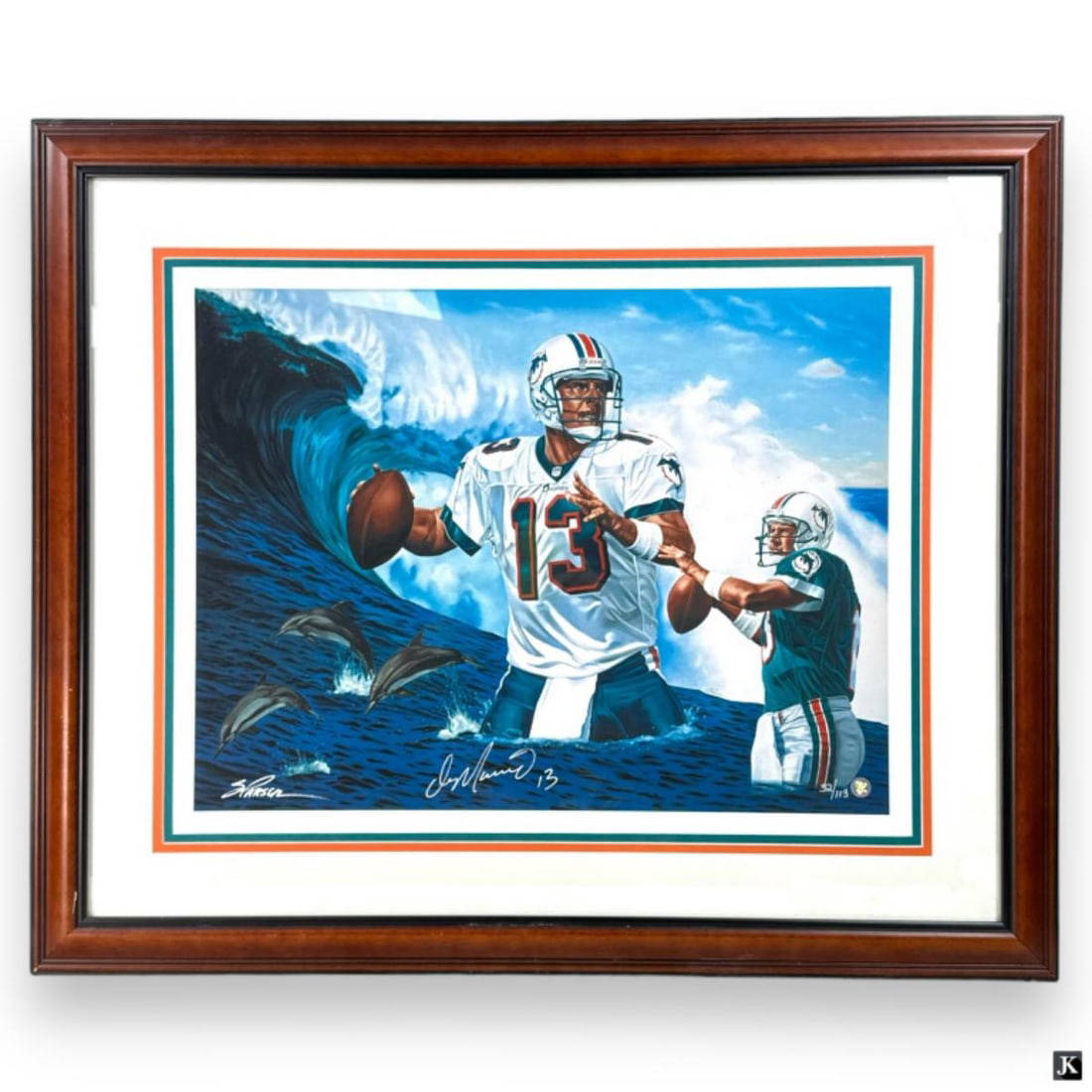 Steve Parson Le Dan Marino Color Giclee Auction