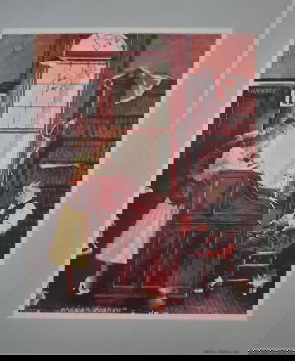 Norman Rockwell Marriage License, 1983