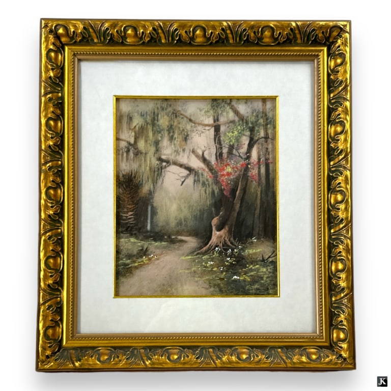 J. Ralph Wilcox Watercolor/paper "swamp" Auction