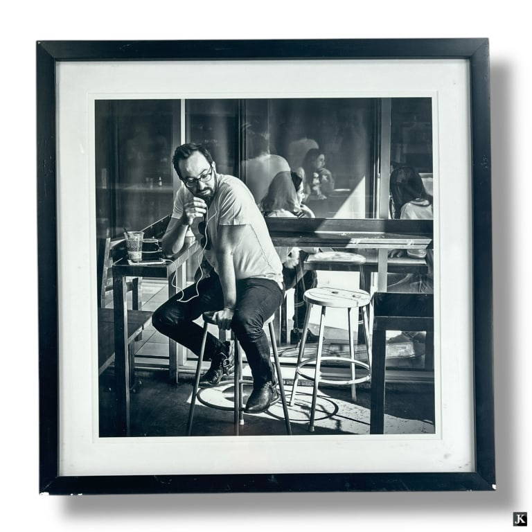 Andy Marx Black & White Photographic Print "cafe" Auction