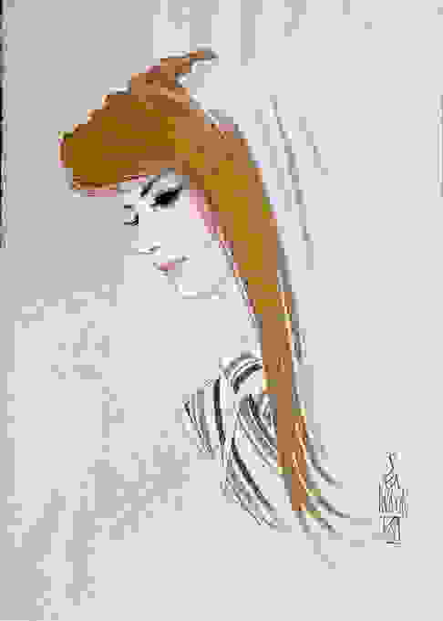 Sentaro Iwata: Blonde Hair 1976 Woodblock Nr Auction