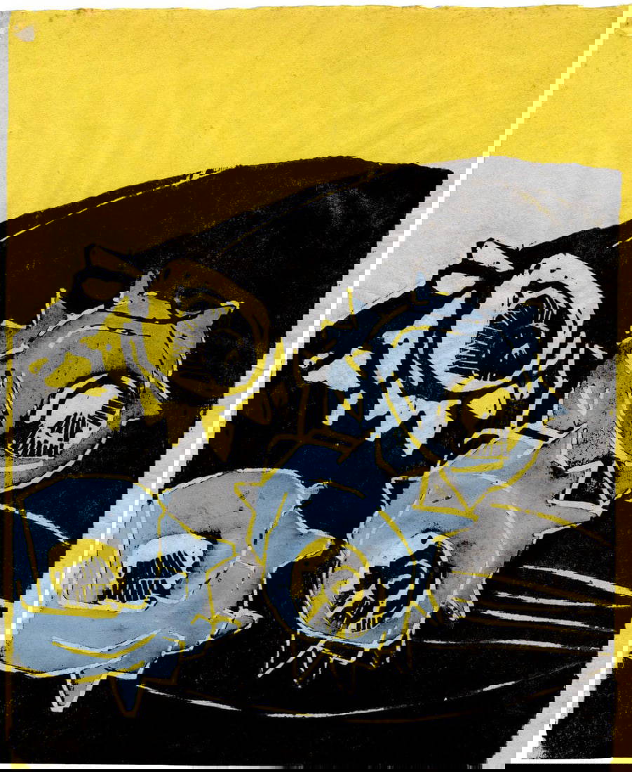 Masahiro Shimizu: Shells Woodblock 1960s Nr Auction