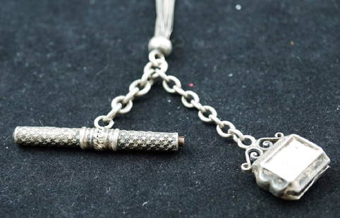 Antique Georgian Sterling Silver Watch Key Fob
