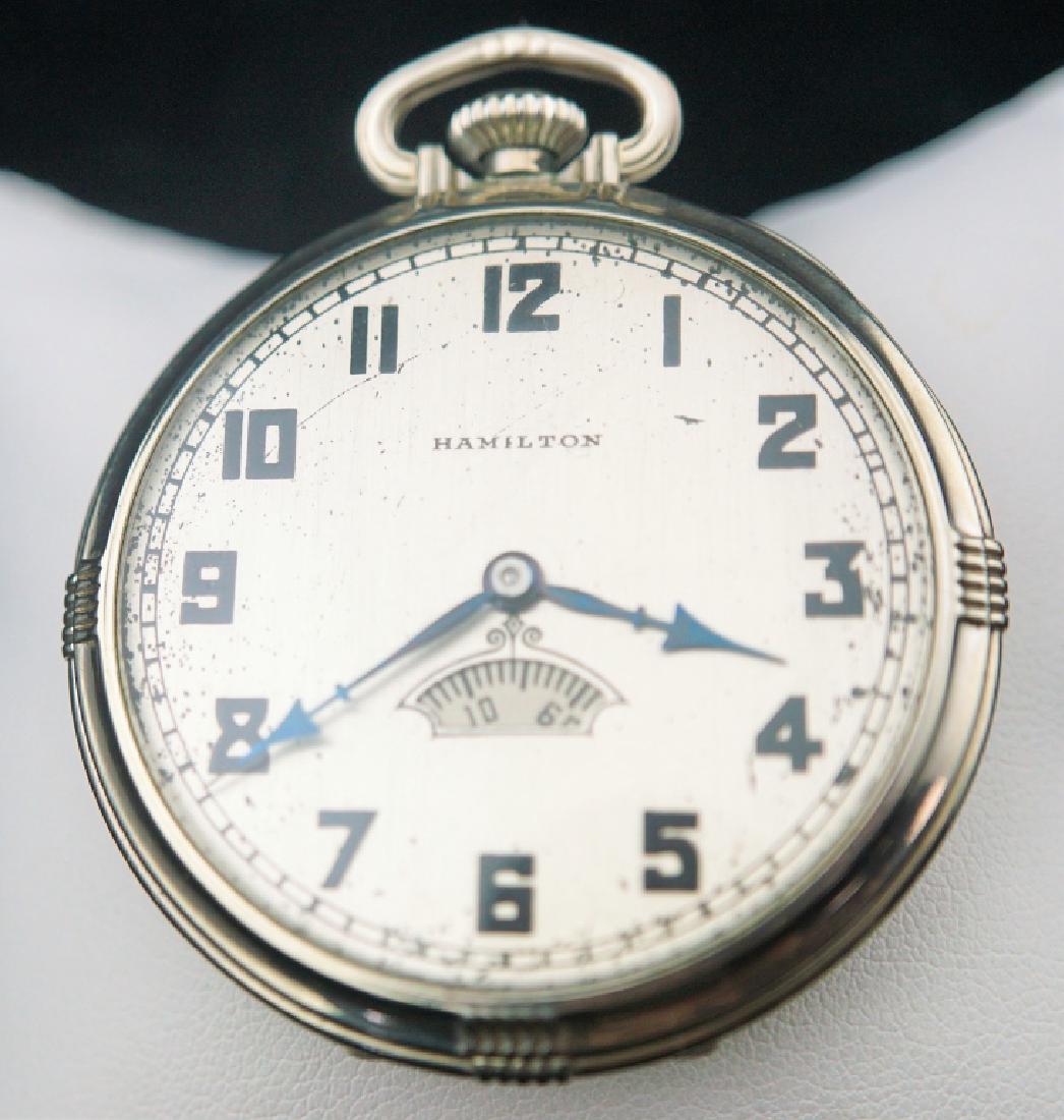 ANTIQUE HAMILTON 14K GOLD FILLED WADSWORTH CASE