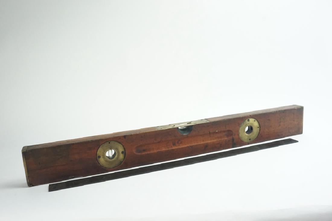 STANLEY LEVEL & LS STARRETT RULER