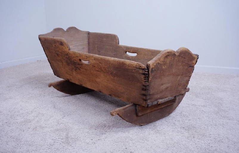 Primitive Antique Baby Cradle