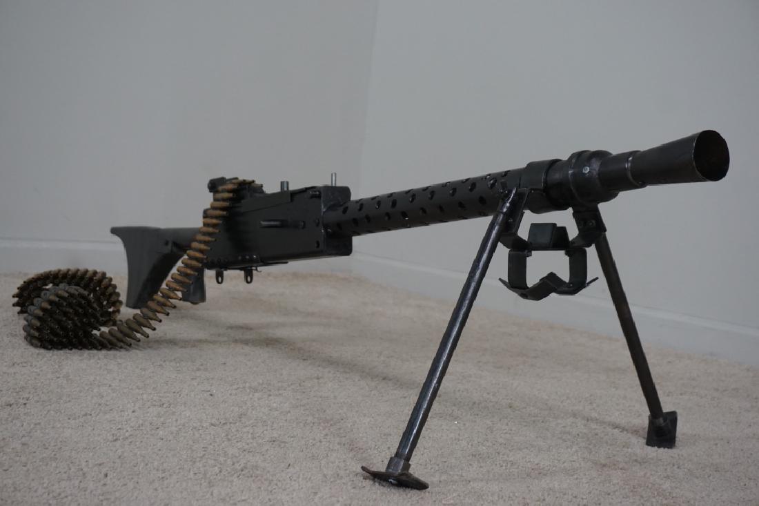 MODEL OF 1919 A6 MACHINE GUN WITH CASINGS