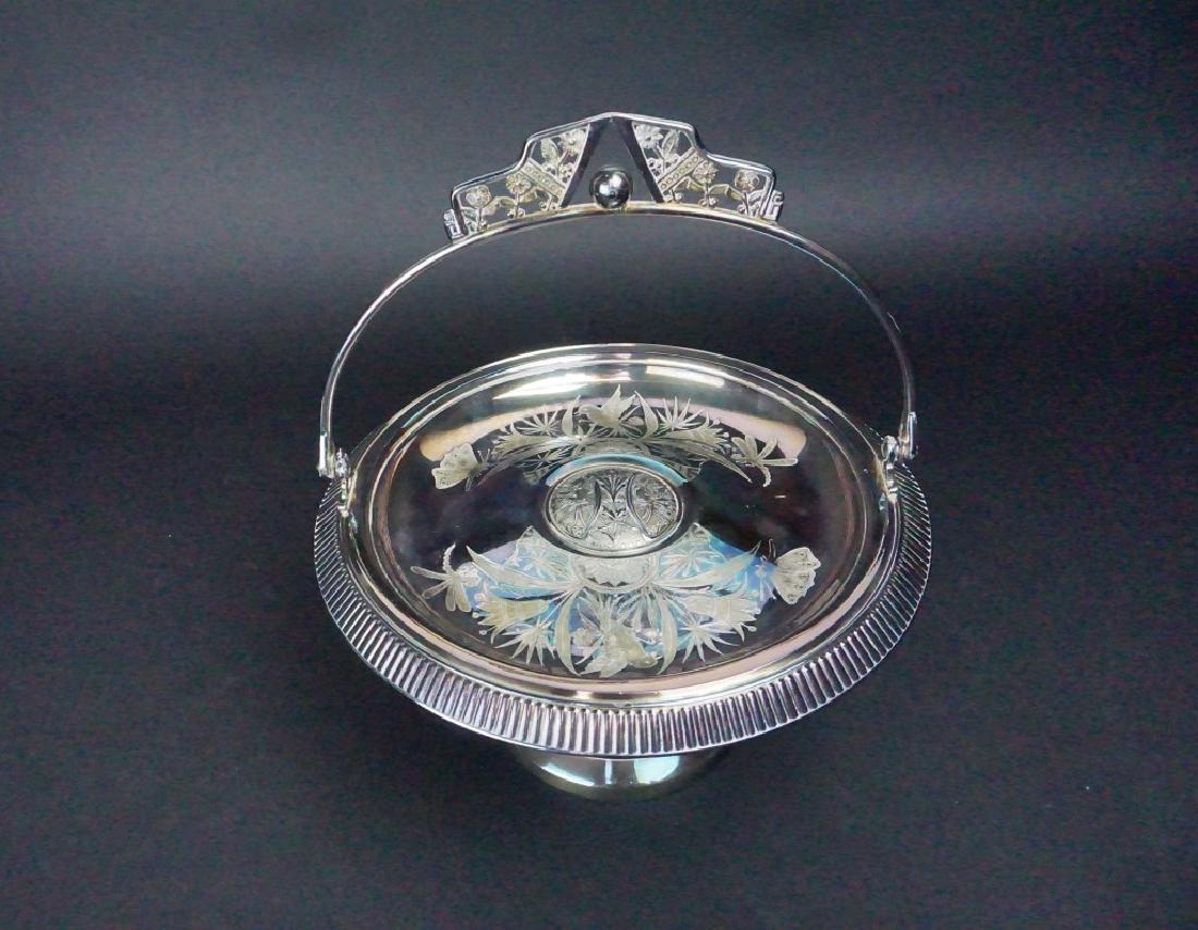 Antique Pairpoint Silver Plate Compote