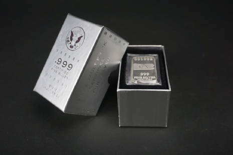 (5) Pa .999 Pure Silver Ingot Us State Silver Bar