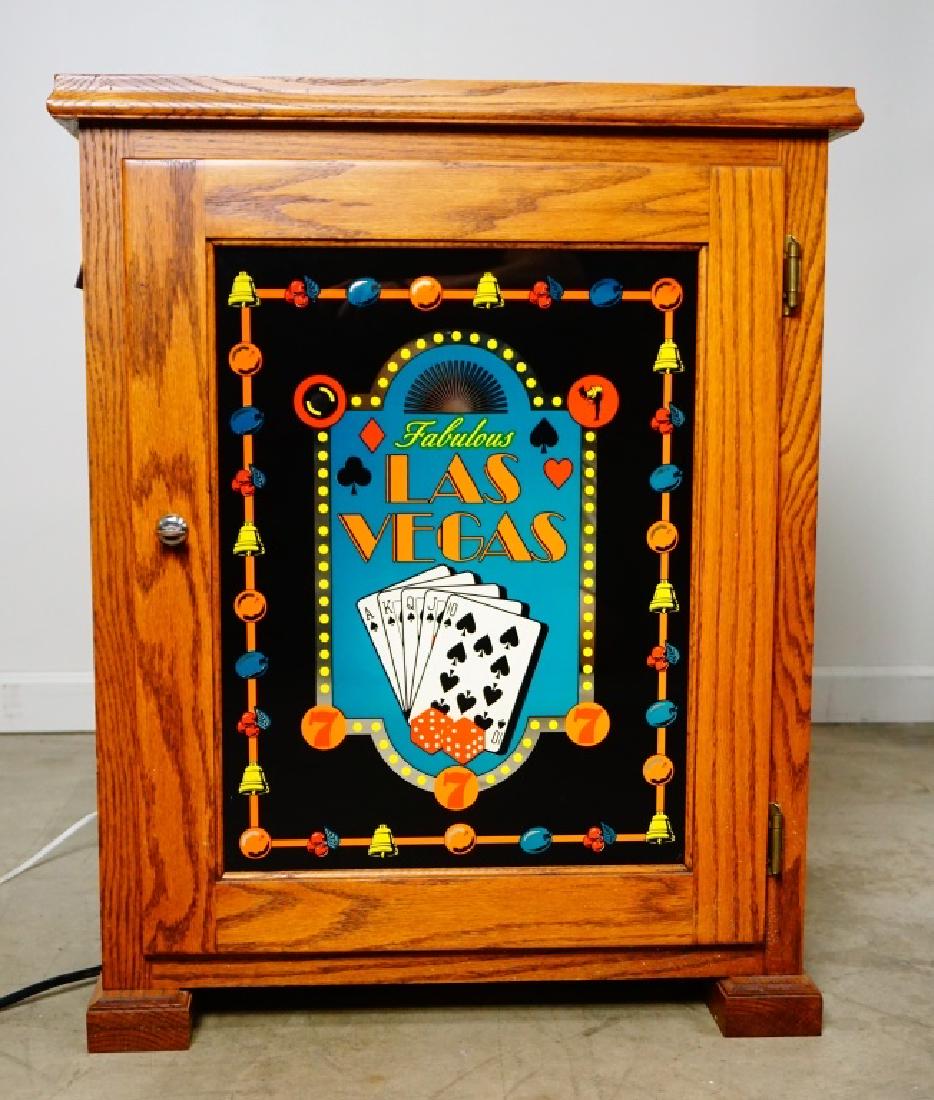 OAK BASE CABINET FOR SLOT MACHINE