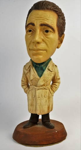 Esco Products Humphrey Bogart Chalkware Statue