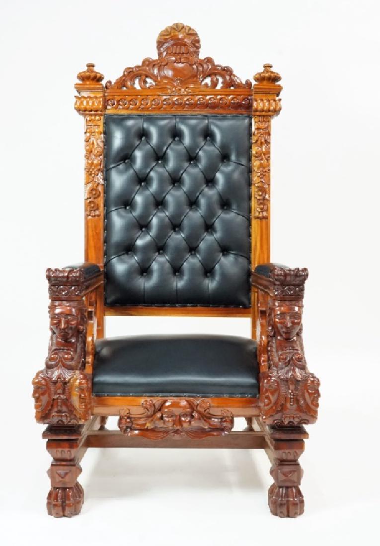 GIANT WINGED ANGEL THRONE CHAIR