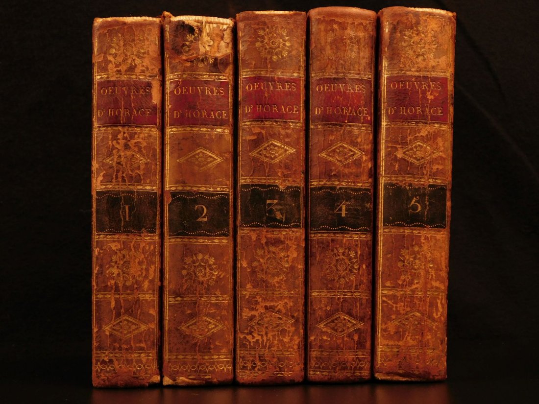 1752 Works of Horace ROMAN Literature Poetry Odes Rome