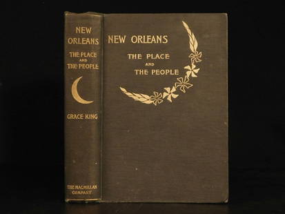 1896 1ed New Orleans Louisiana Colonization Creole