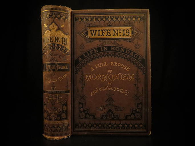 1876 1ed Wife No 19 Mormon Church Polygamy Ann Eliza