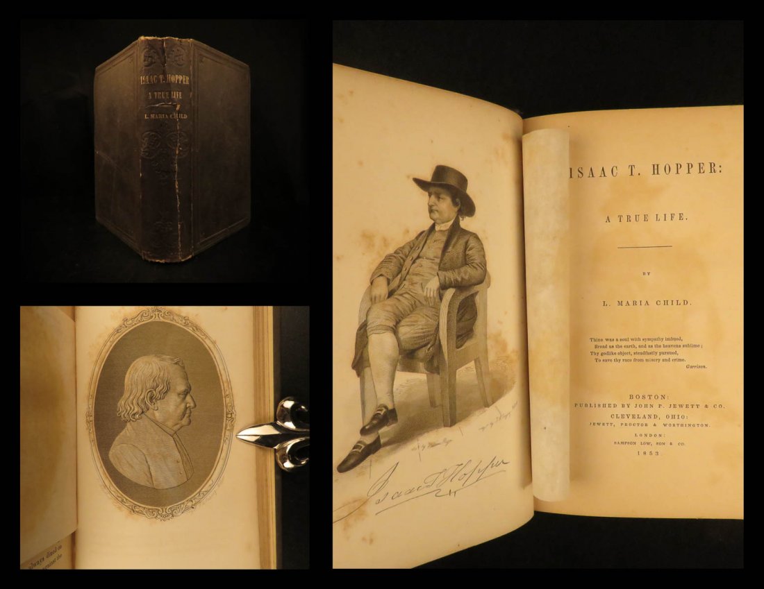 1853 1ed Slavery Underground Railroad Isaac Hopper - Jan 26, 2020 ...